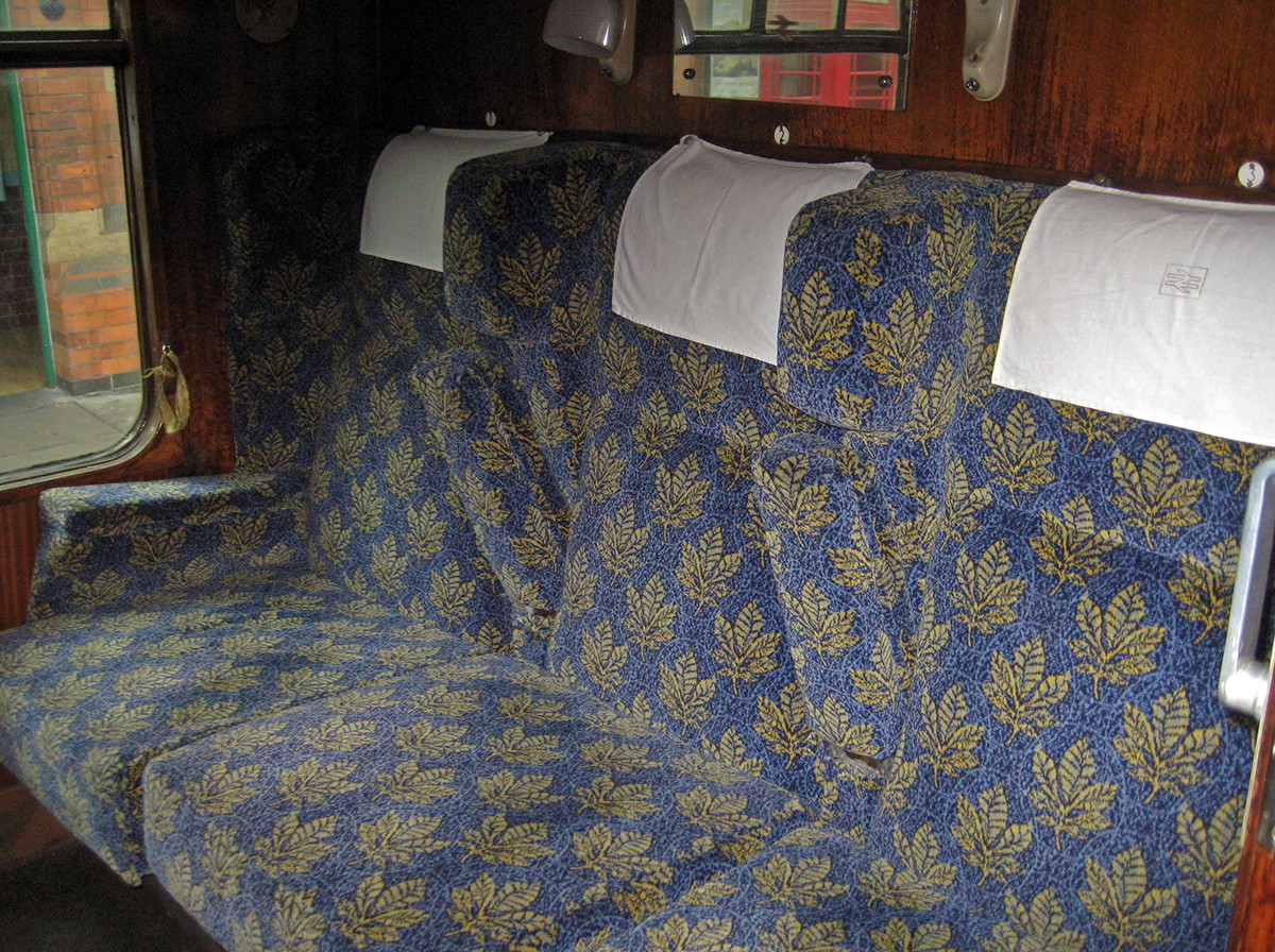 Horse Chestnut Leaf Moquette Fabric (British Railways) By the Metre ...